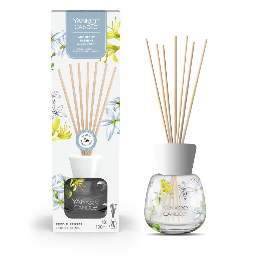 Yankee Candle Midnight Jasmine Reed Diffuser Set