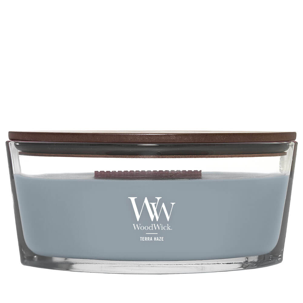 WoodWick Terra Haze Ellipse Jar Candle