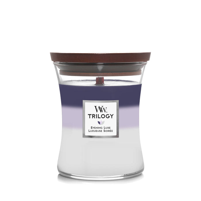 WoodWick Evening Luxe Trilogy Medium Jar Candle