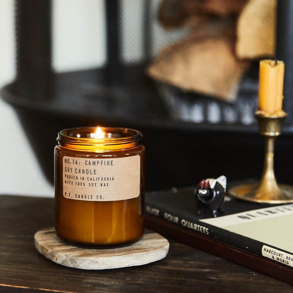 P.F. Candle Co. Campfire Standard Jar Candle - Candles Direct